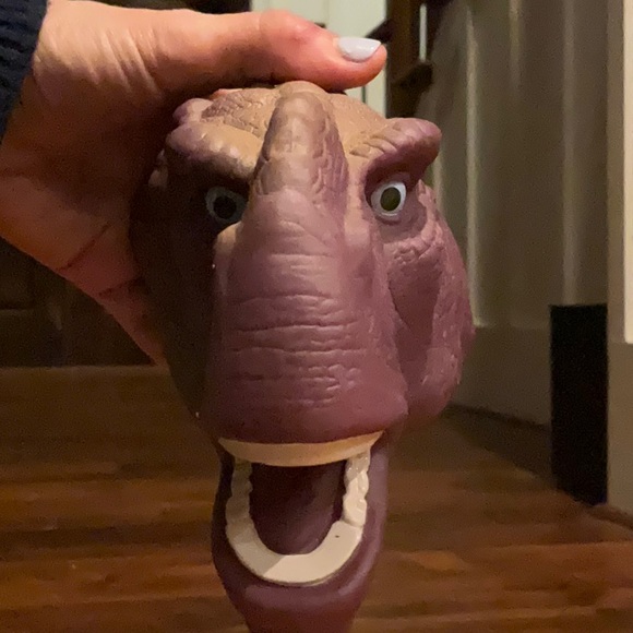 Disney | Toys | Vintage Disney Dinosaur Hand Puppet Maroon Color Gently ...
